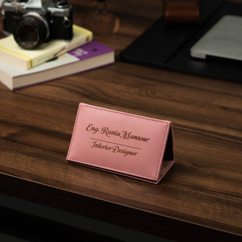 Ander Desk Name Plate - luffy Leathers